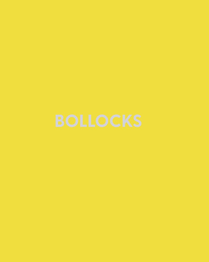Bollocks - Greeting Card – Chive Ceramics Studio
