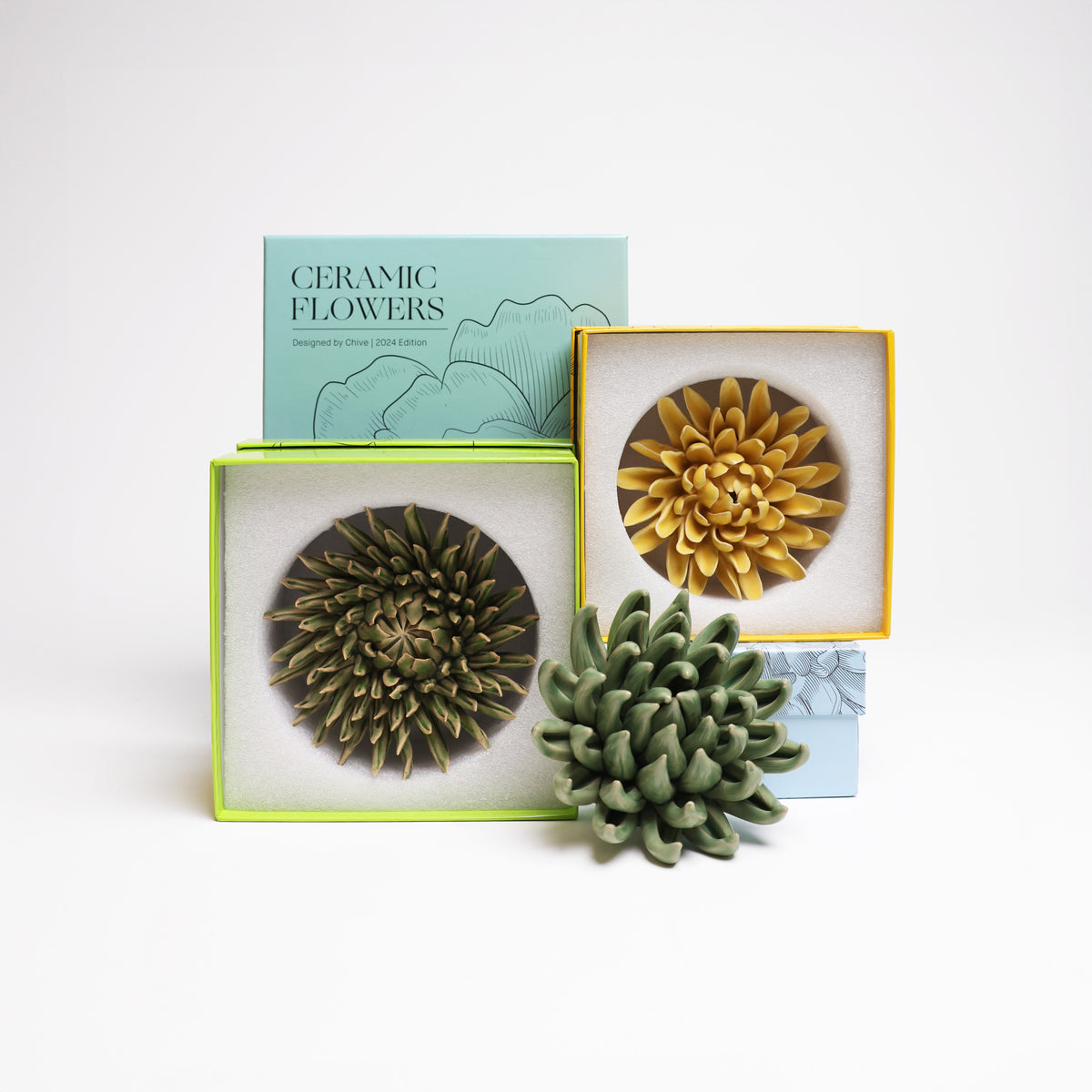 Ceramic Flower Box Sets | Elegant Home Decor by Chive – Chive Ceramics ...