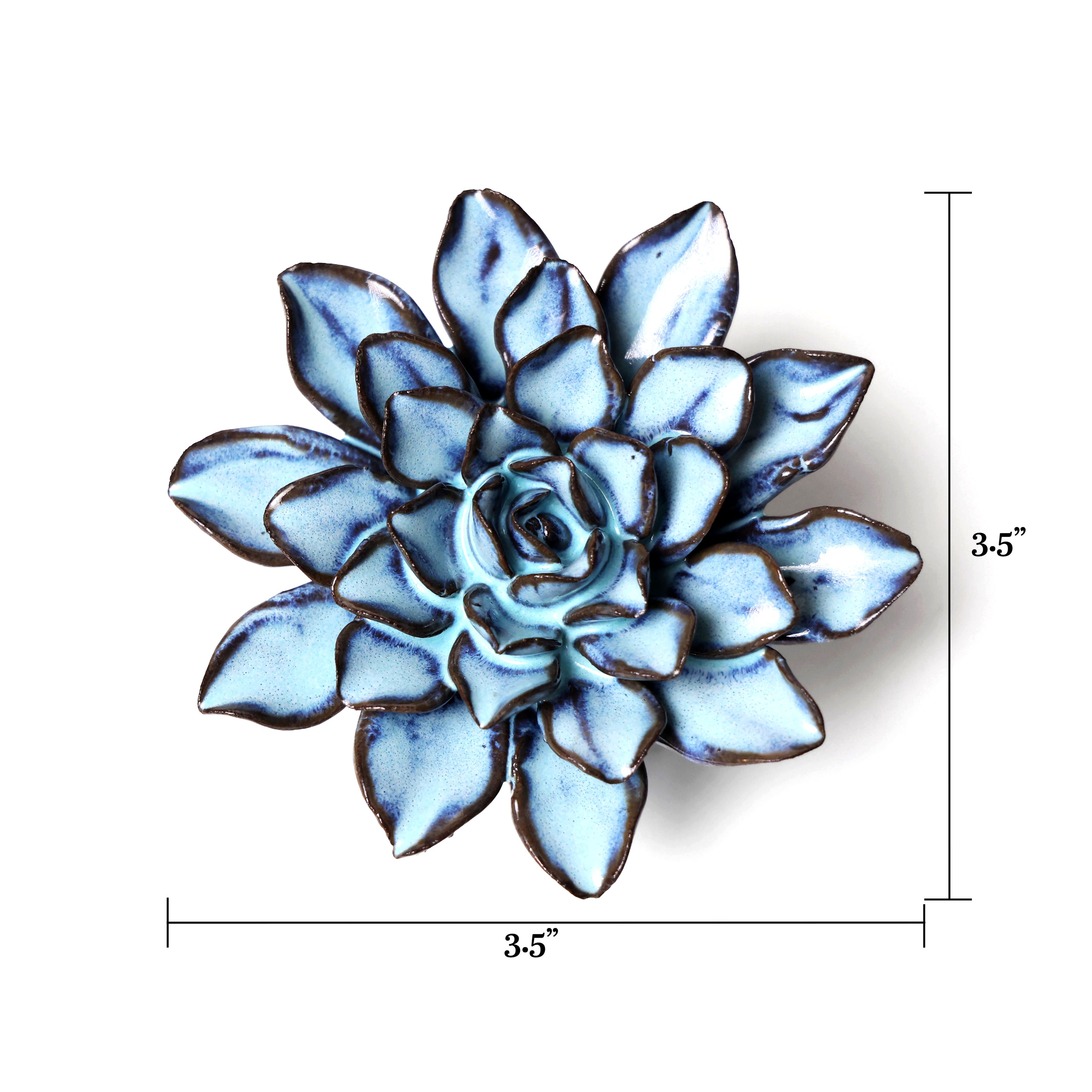 Ceramic Flowers With Keyhole For Hanging On Walls San Diego Set – Chive US