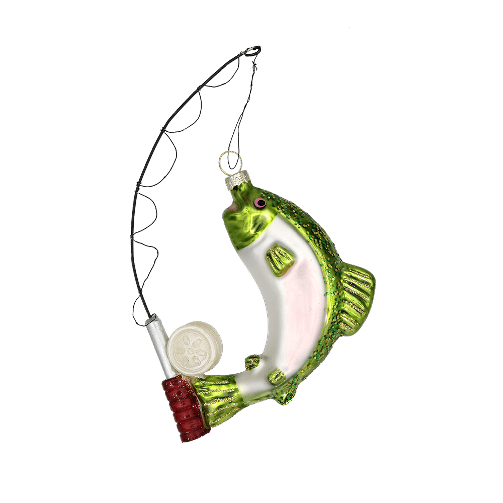Unique Christmas Fishing Ornament For Holiday Decor