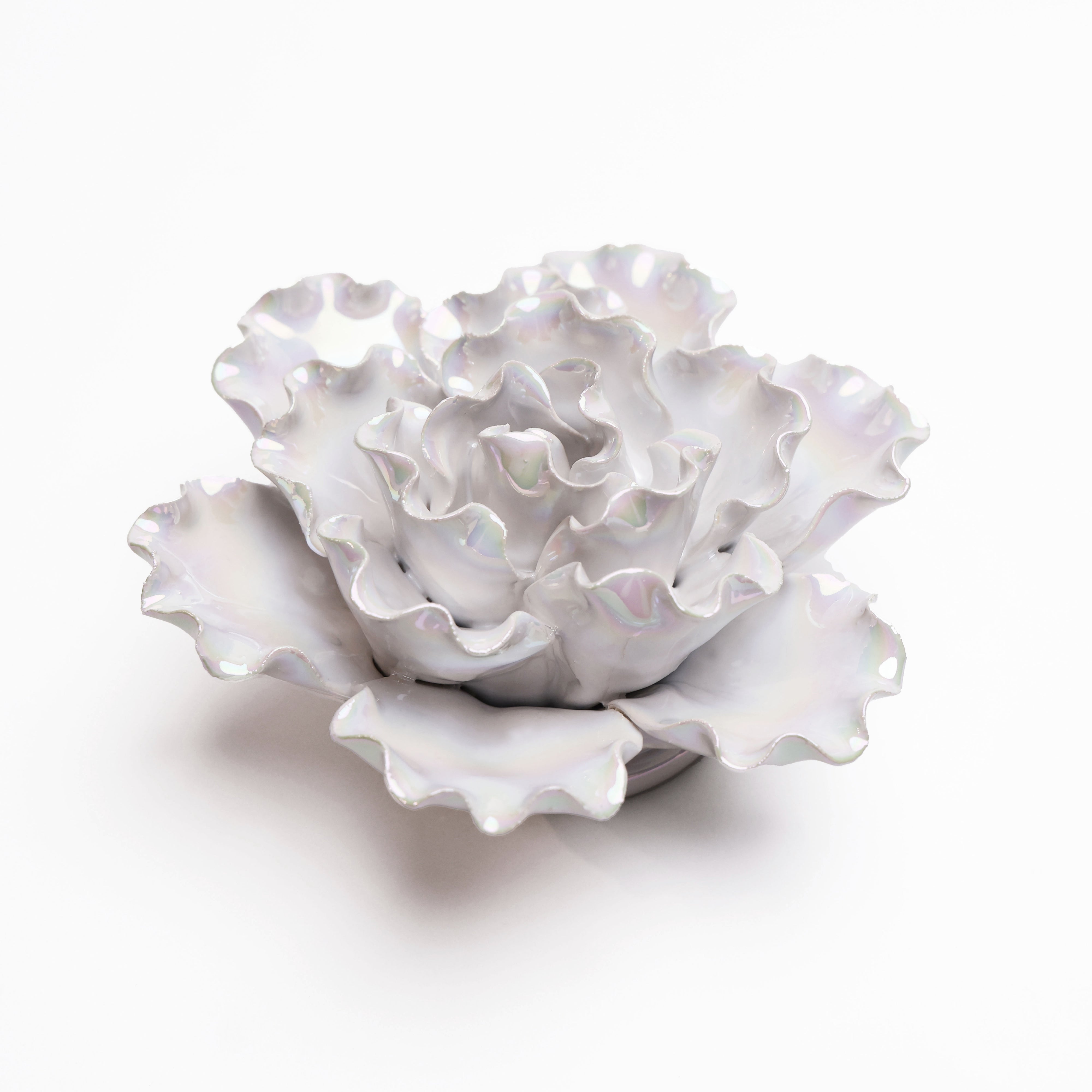 Ceramic Flower Wall Art Pearl Sea Lettuce Medium – Chive Ceramics Studio